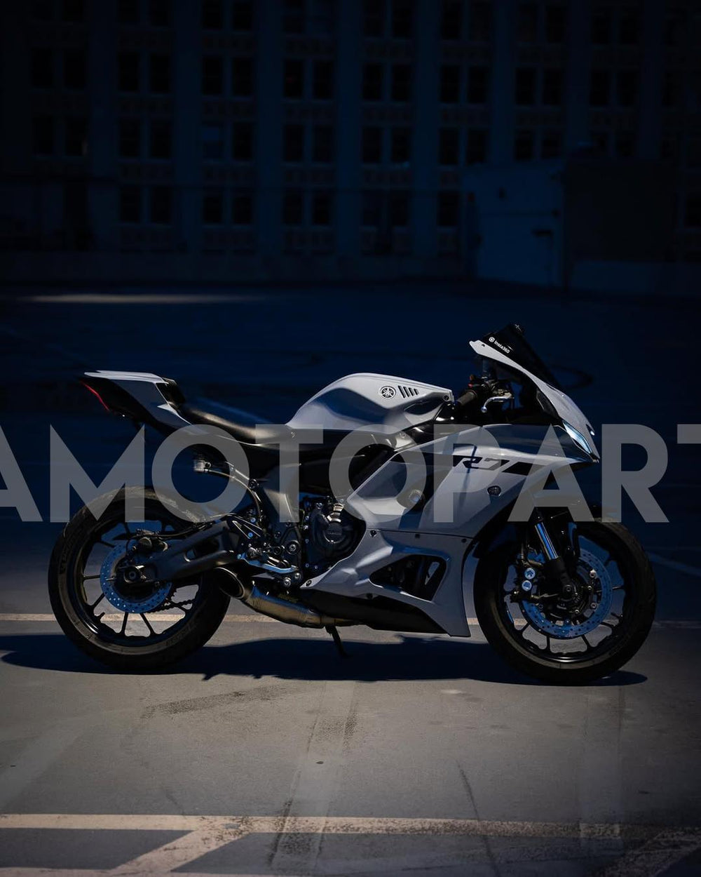 Amotopart 2021-2025 Yamaha YZF-R7 Gloss Gray Fairing Kit