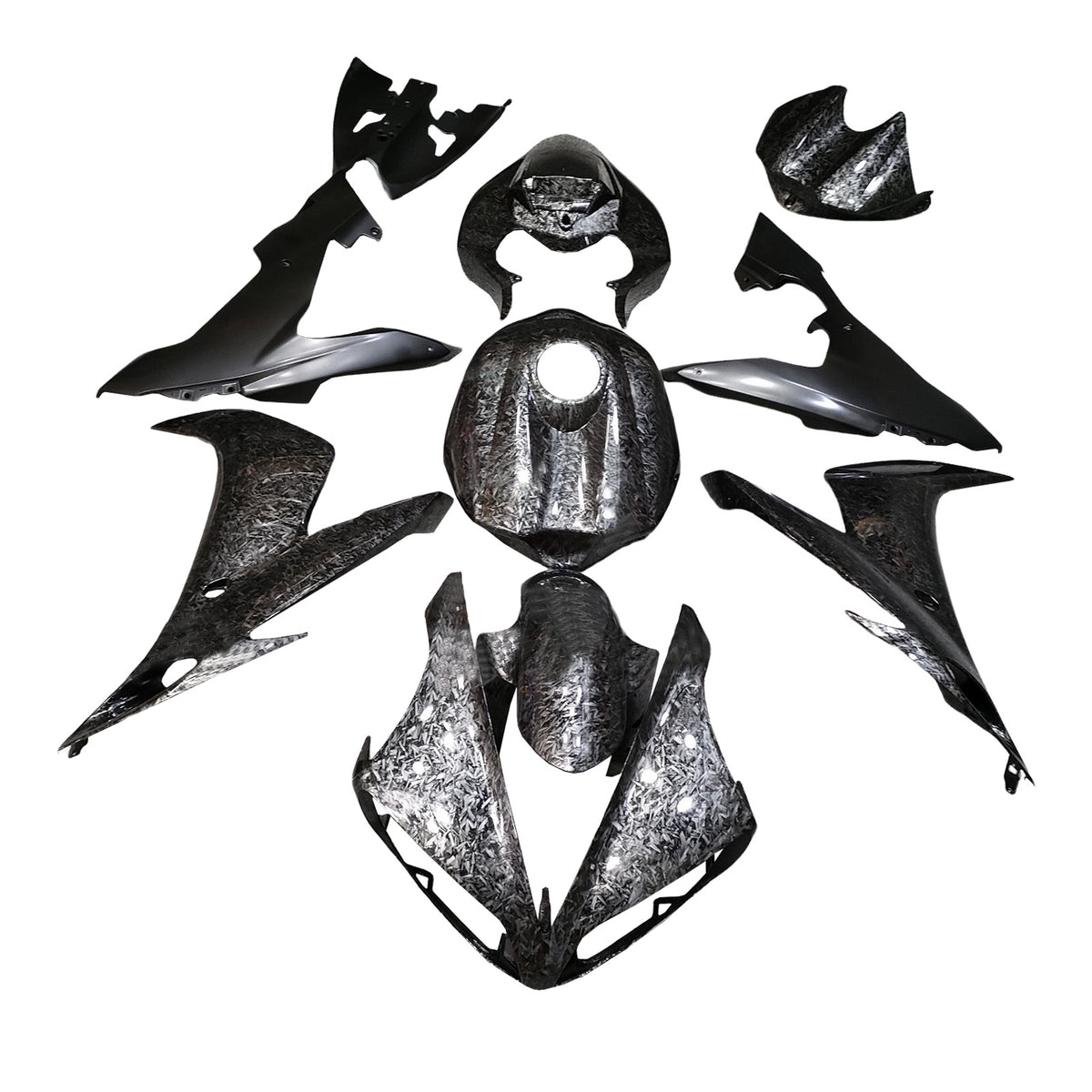 Amotopart 2004-2006 Yamaha YZF-R1 Forged Carbon Fiber Fairing Kit