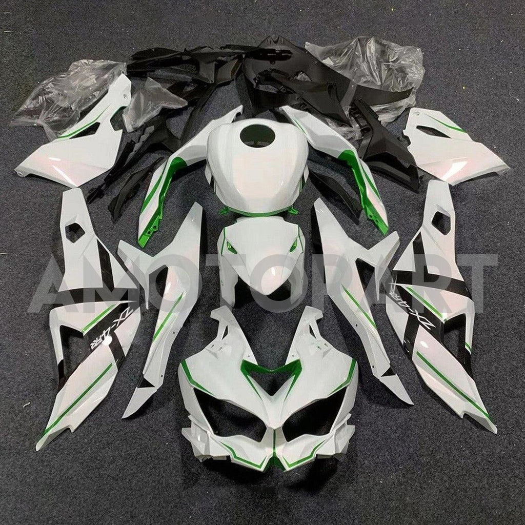 Amotopart 2019-2025 Ninja ZX-25R ZX-4R ZX-4RR Kawasaki White with Gree