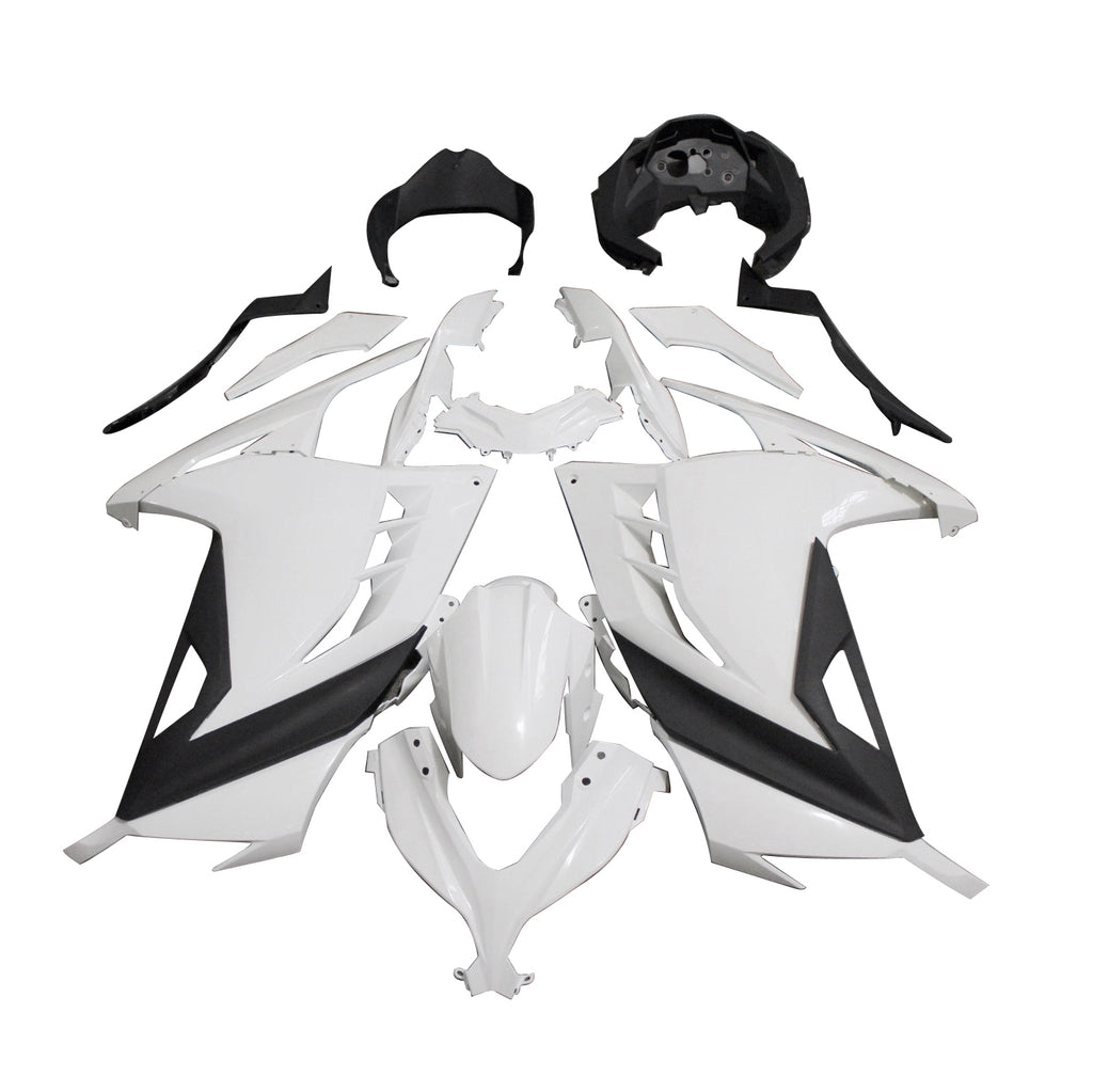 Amotopart 2013-2024 Kawasaki Ninja 300R Unpainted Fairing Kit