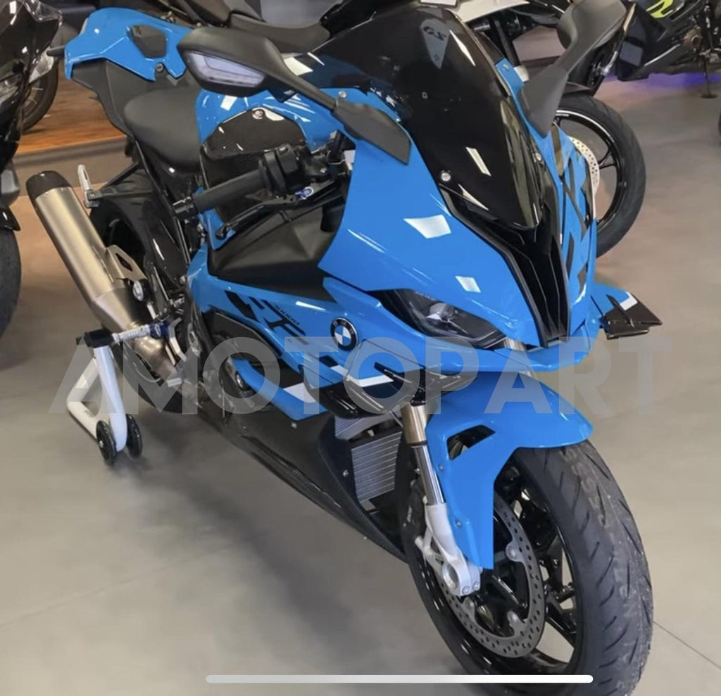 Amotopart 2023-2024 BMW S1000RR Blue Black Fairing Kit
