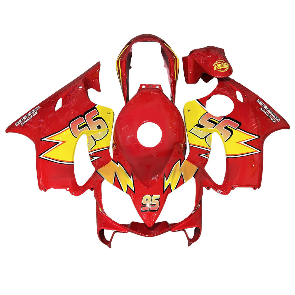 Amotopart 2004-2007 Honda CBR600 F4i Red Fairing Kit