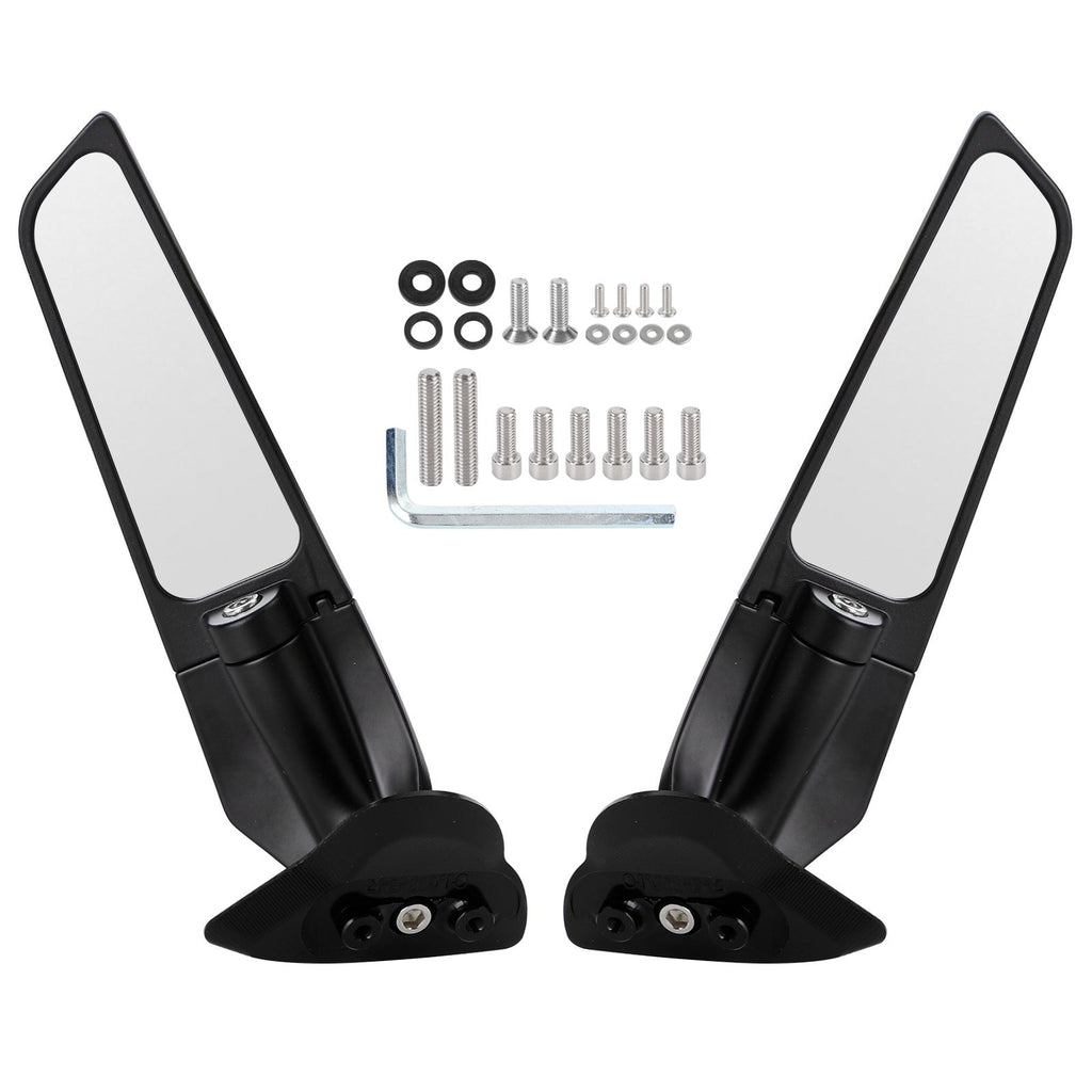 17-21 Yamaha YZF-R6 Wing Fin Spoiler Side Rearview Mirrors