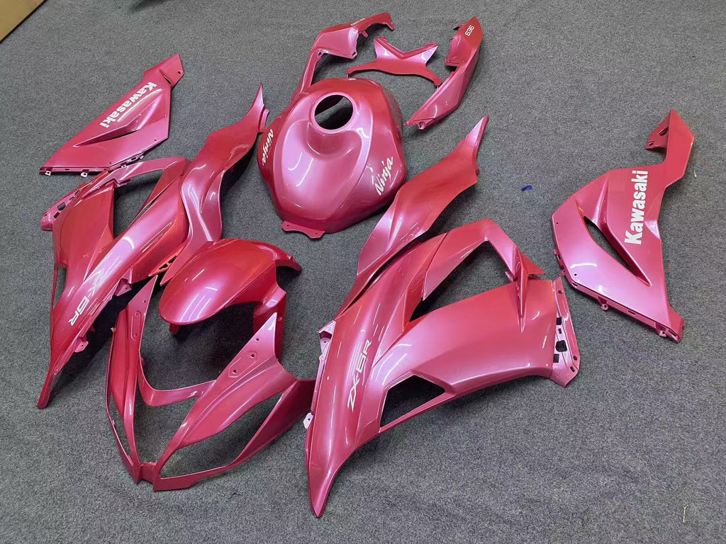 Amotopart 2013-2018 Kawasaki ZX6R 636 Pink Fairing Kit
