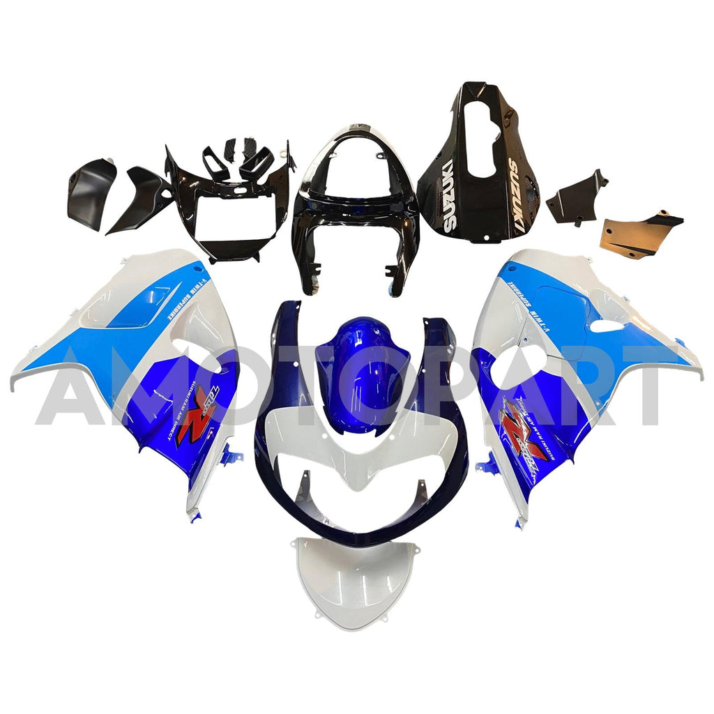 Amotopart 1998-2003 Suzuki TL1000R Fairing Blue&White Style5 Kit