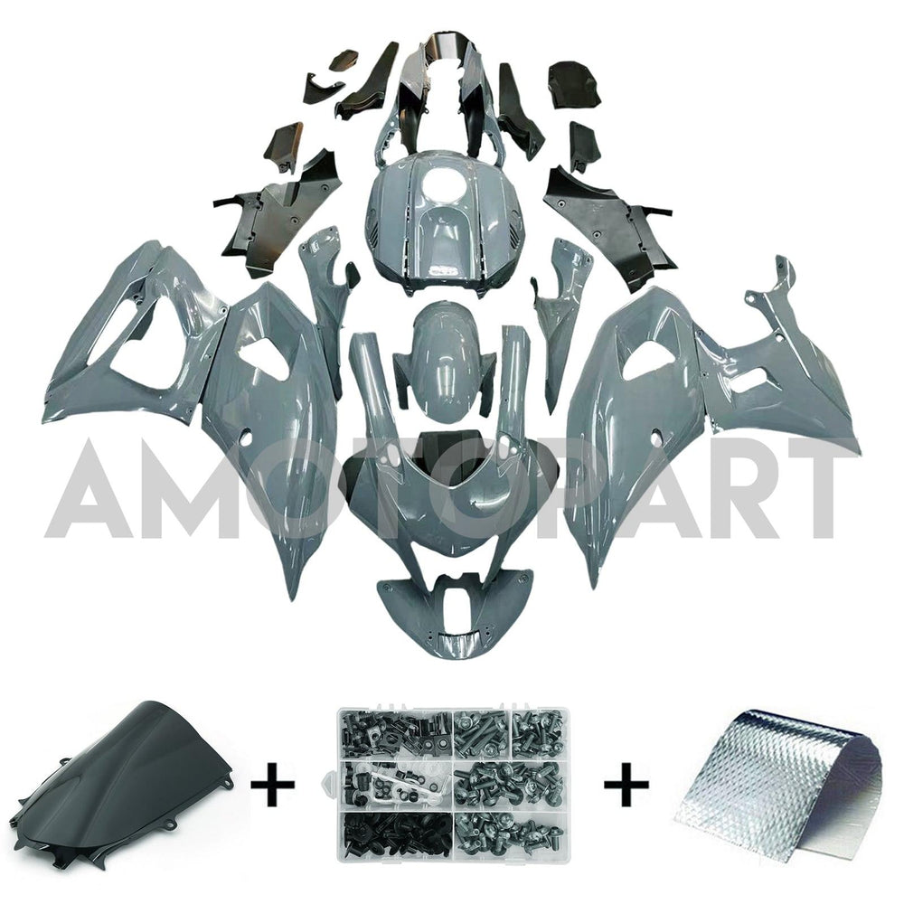 Amotopart 2021-2024 Yamaha YZF-R7 Gloss Grey Fairing Kit