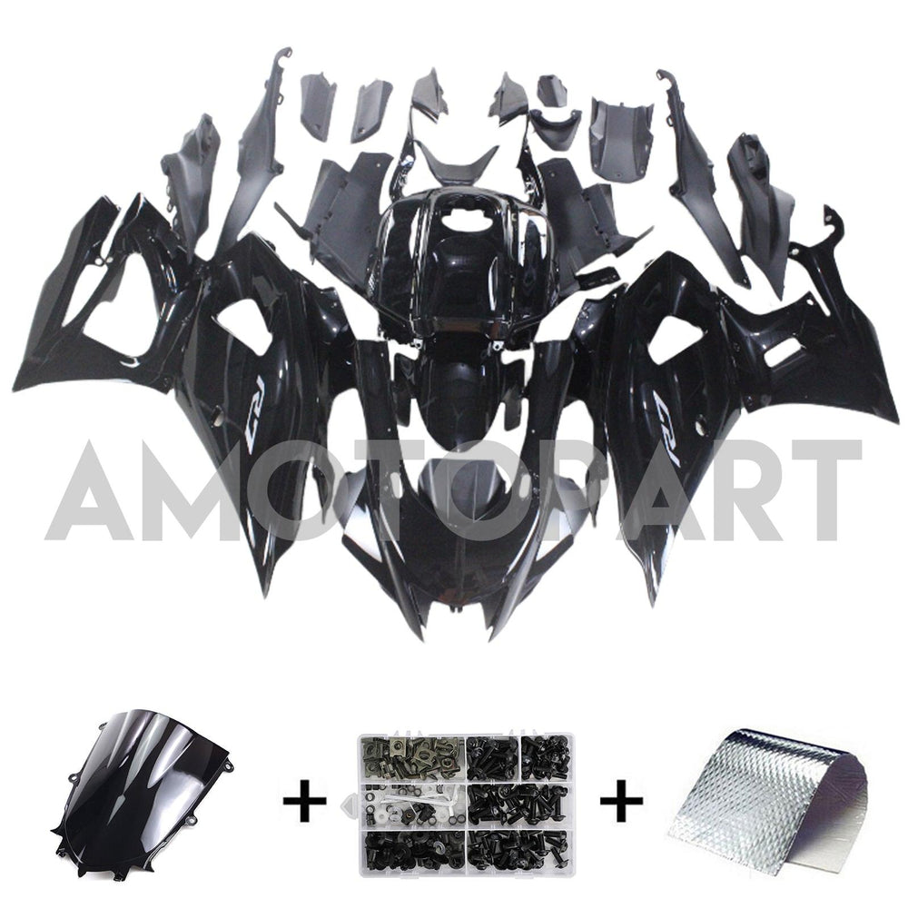Amotopart 2021-2025 Yamaha YZF-R7 Gloss Black Fairing Kit