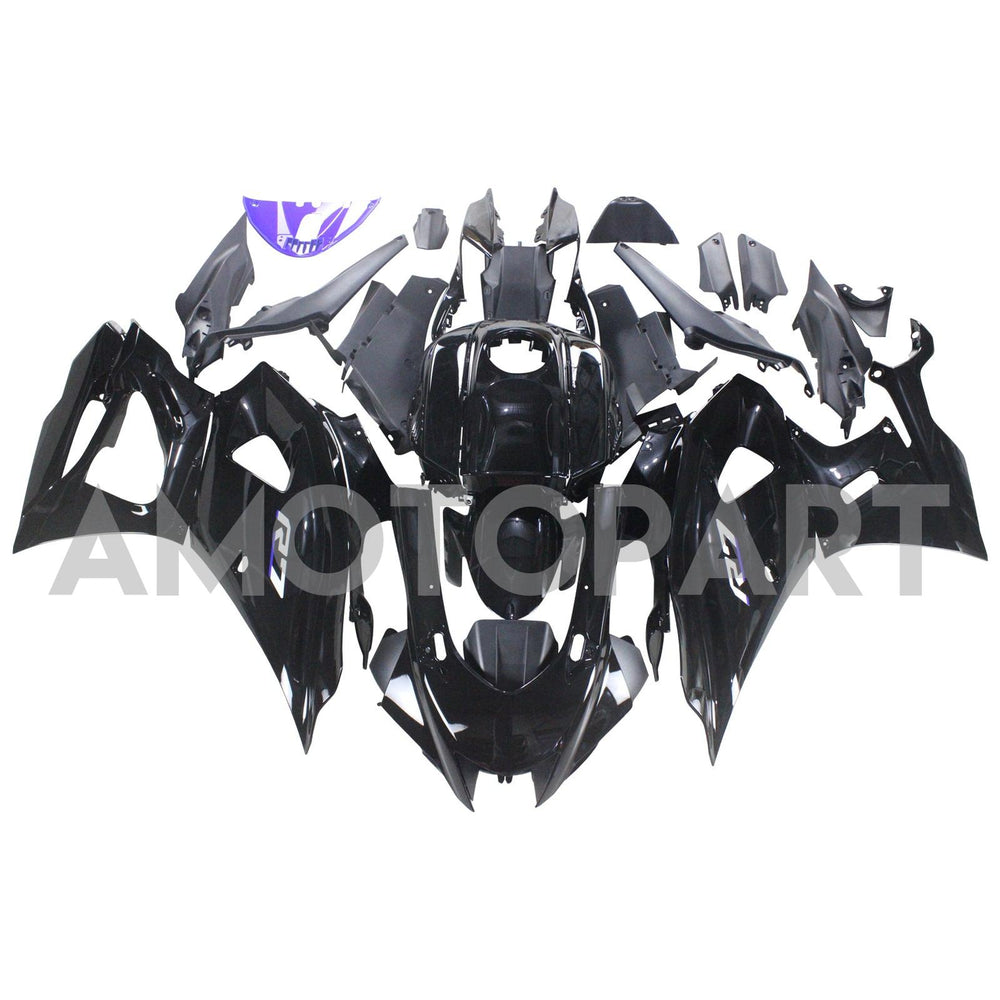 Amotopart 2021-2025 Yamaha YZF-R7 Gradient Black with Blue Logo Fairin