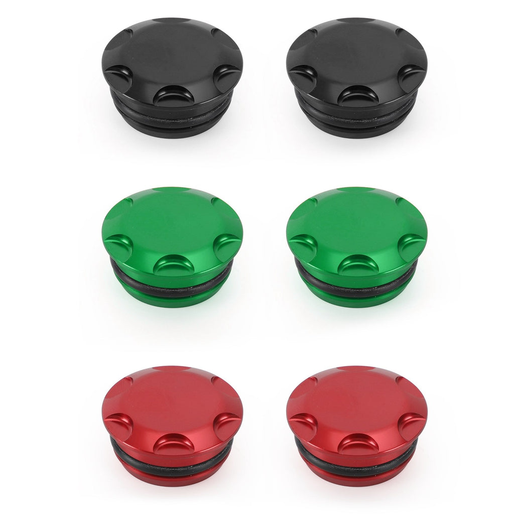 18-22 Kawasaki Ninja 250 400 Z400 Z250 Aluminum Frame Hole Caps Plugs