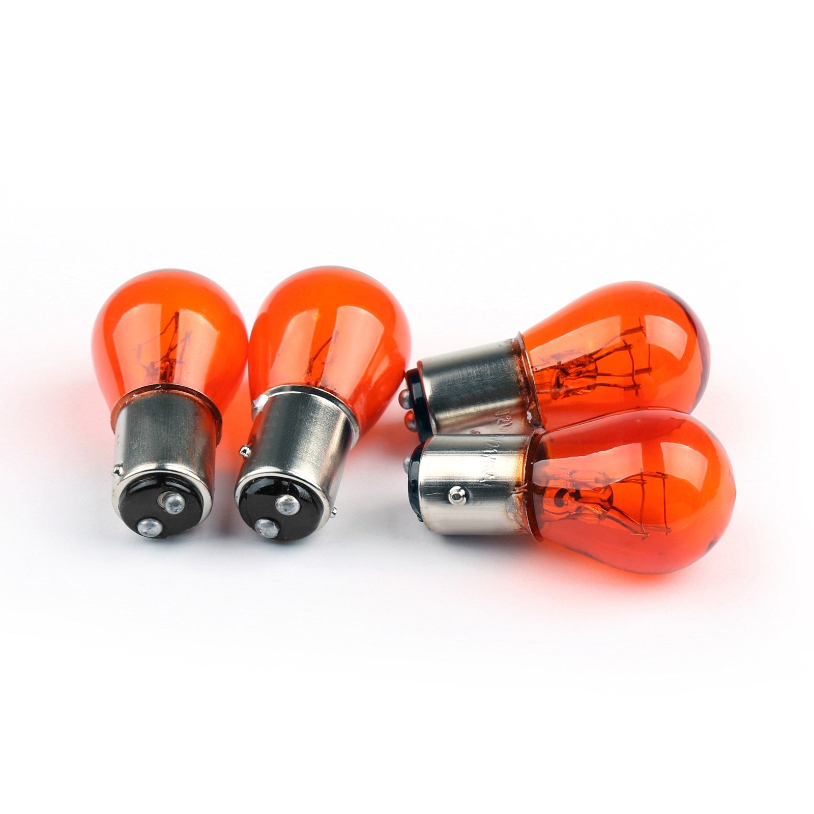 4x Smoke Turn Signal Lens For Bulbs For Harley Road King Touring Glide