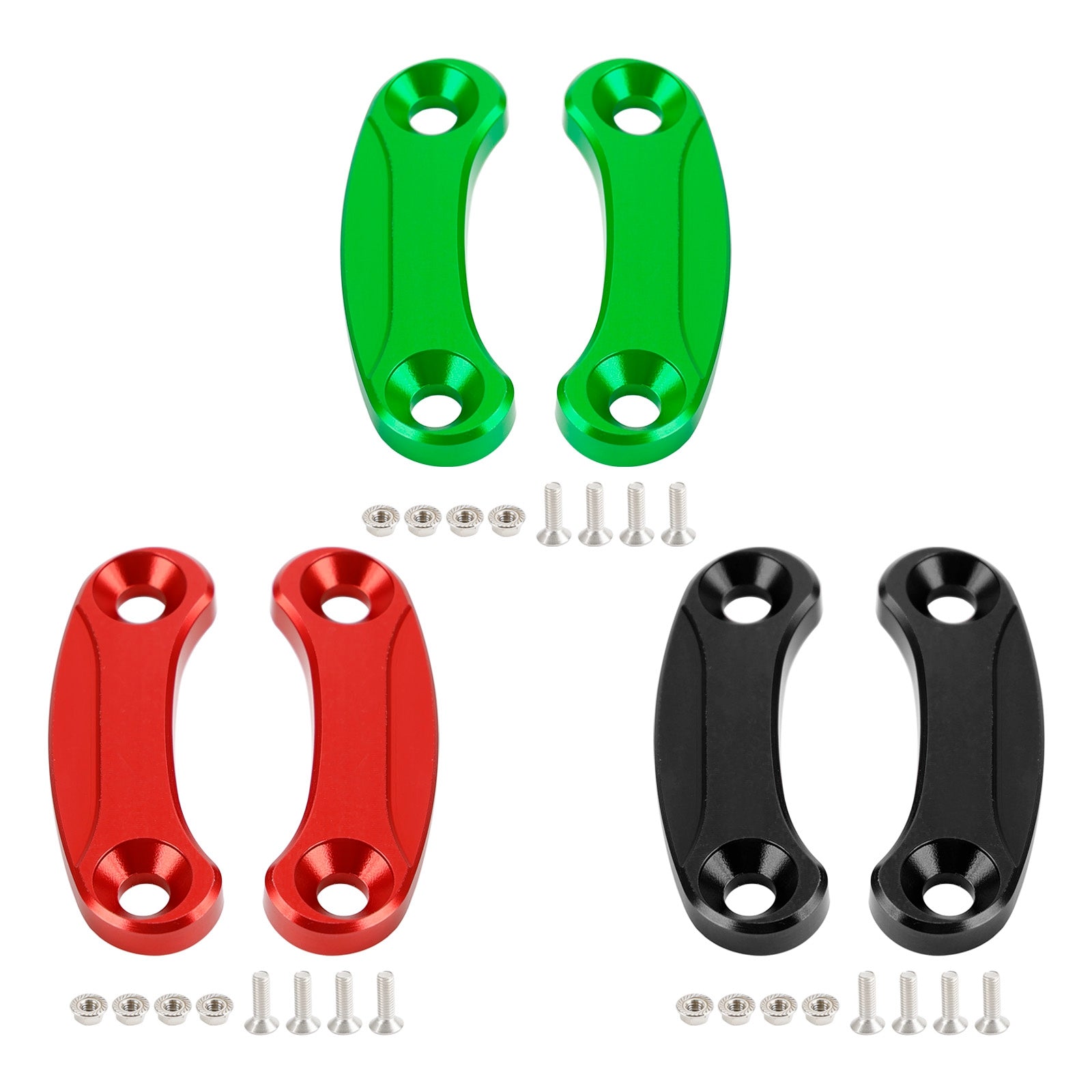 Mirror delete blanking block off plates fits Kawasaki ZX-10R 2011-2015