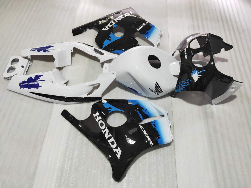 Amotopart 1988-1989 CBR250RR MC19 Honda Blue&Black Gradient Fairing Ki