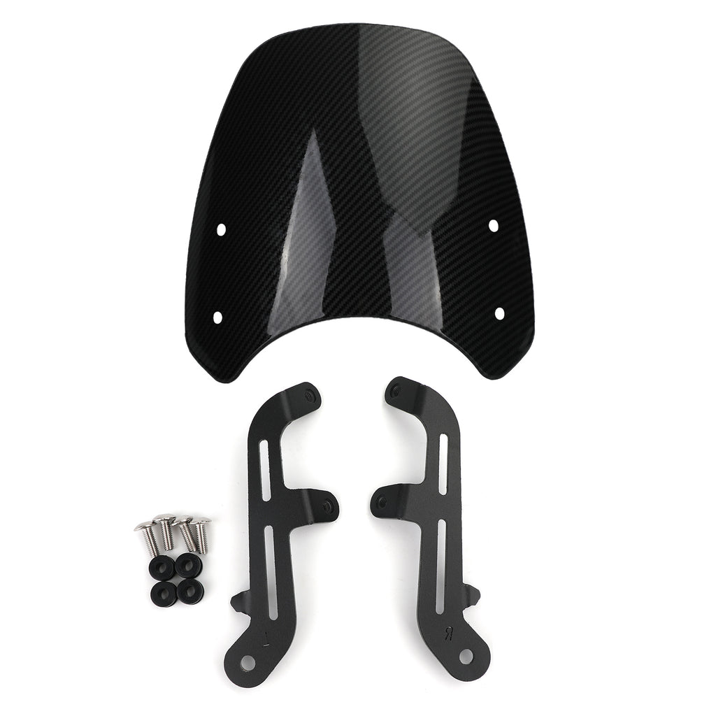 Triumph Bonneville T100 T120 Carbon ABS Plastic Motor Windshield WindS